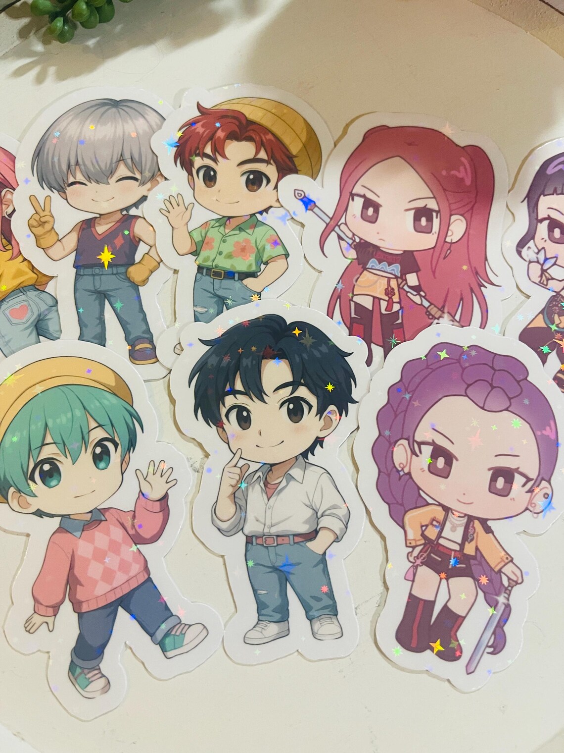 K Pop Stickers 8 Pcs Set - Etsy