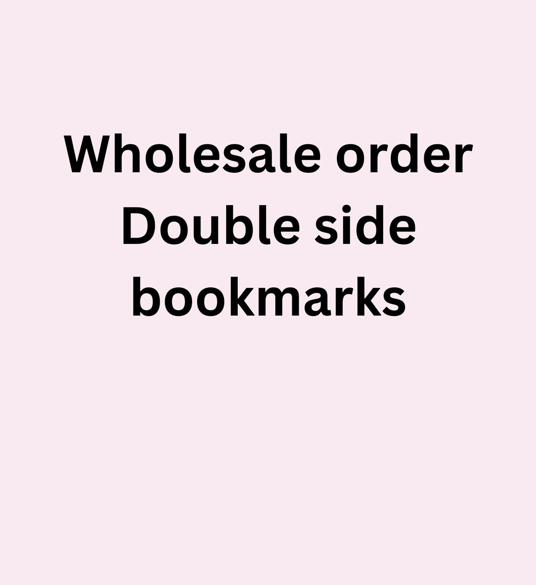 Wholesale Double Side Print BOOKMARKS 1.14 Wide - Etsy