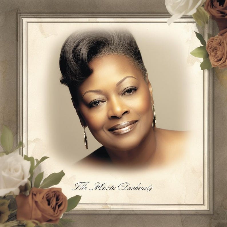 Funeral Program, Obituary, Memorial, Programs,keepsake, in Loving ...