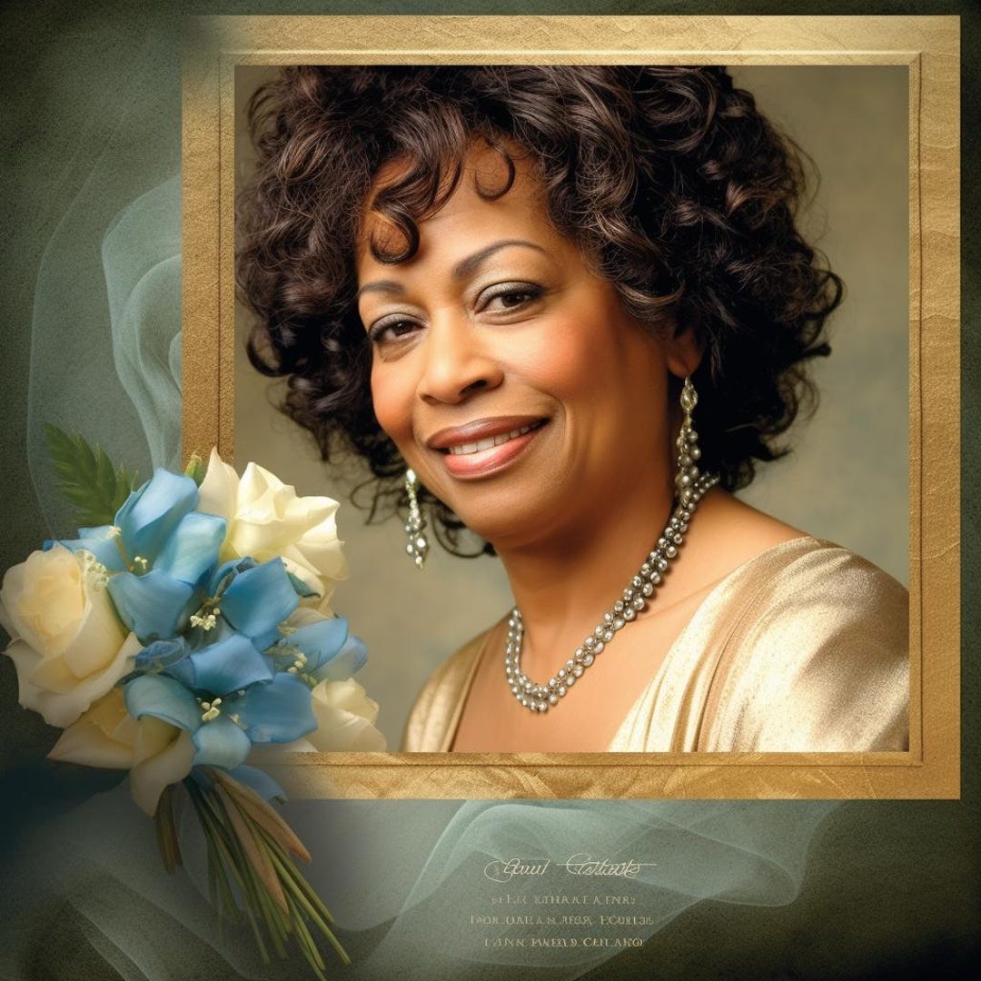 Made-to-order Funeral Program Template | Custom Obituary, Delivered to ...