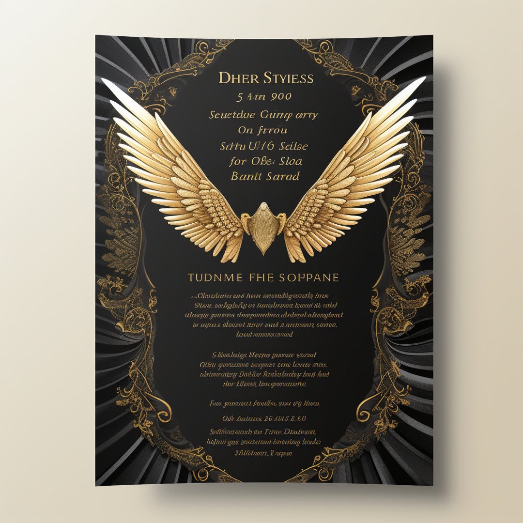Classic Funeral/memorial Programs A Fitting Tribute, Funeral Program ...