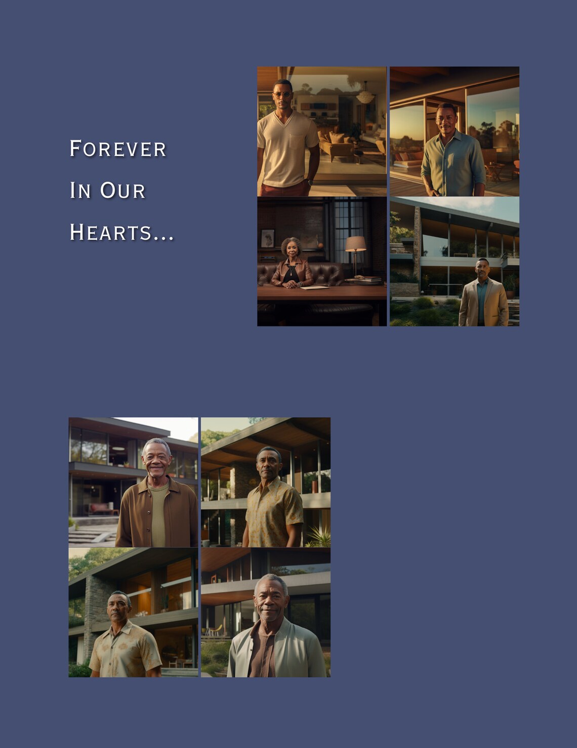 Editable Wilhelmina's Stairs Funeral Program Template 11x17 Inches ...