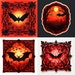 Bulk Halloween Stickers of Bats, Halloween Clipart, Bat Stickers ...