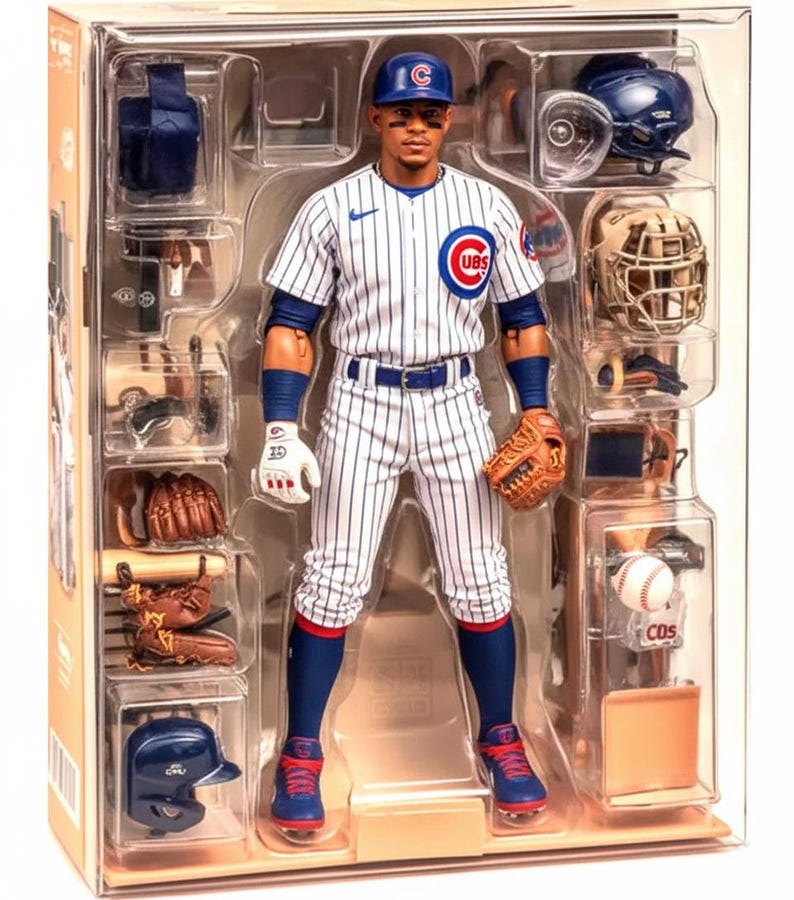 Your Face as an Action Figure Doll: Chicago Cubs Professional Baseball ...