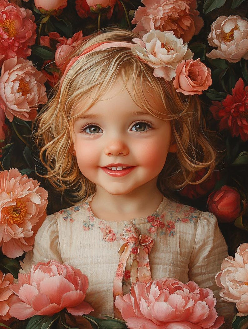 Your Child's Watercolor Portrait |made From YOUR Photo! |personalized ...
