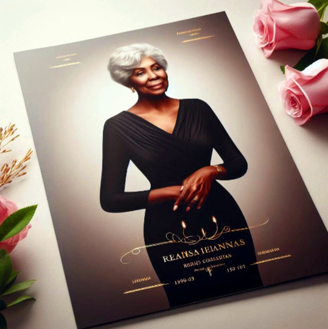 Funeral Program, Obituary, Memorial, Programs,keepsake, Personalized ...