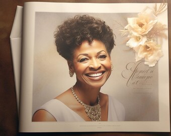 Funeral Program, Obituary, Memorial, Programs,keepsake, Obituary Design ...