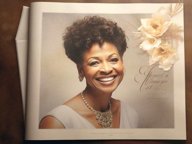 Funeral Program, Obituary, Memorial, Programs,keepsake, Obituary Design ...