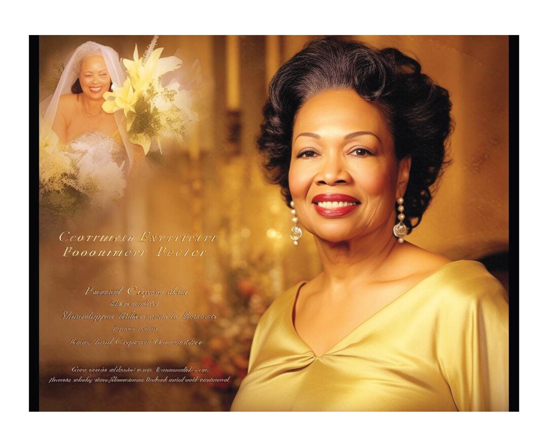 Funeral Program, Obituary, Memorial, Programs,keepsake, Obituary Design ...