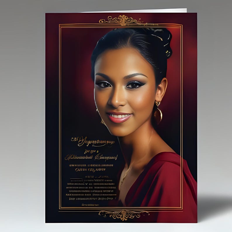 Made-to-order Funeral Program Template | Custom Obituary, Delivered to ...