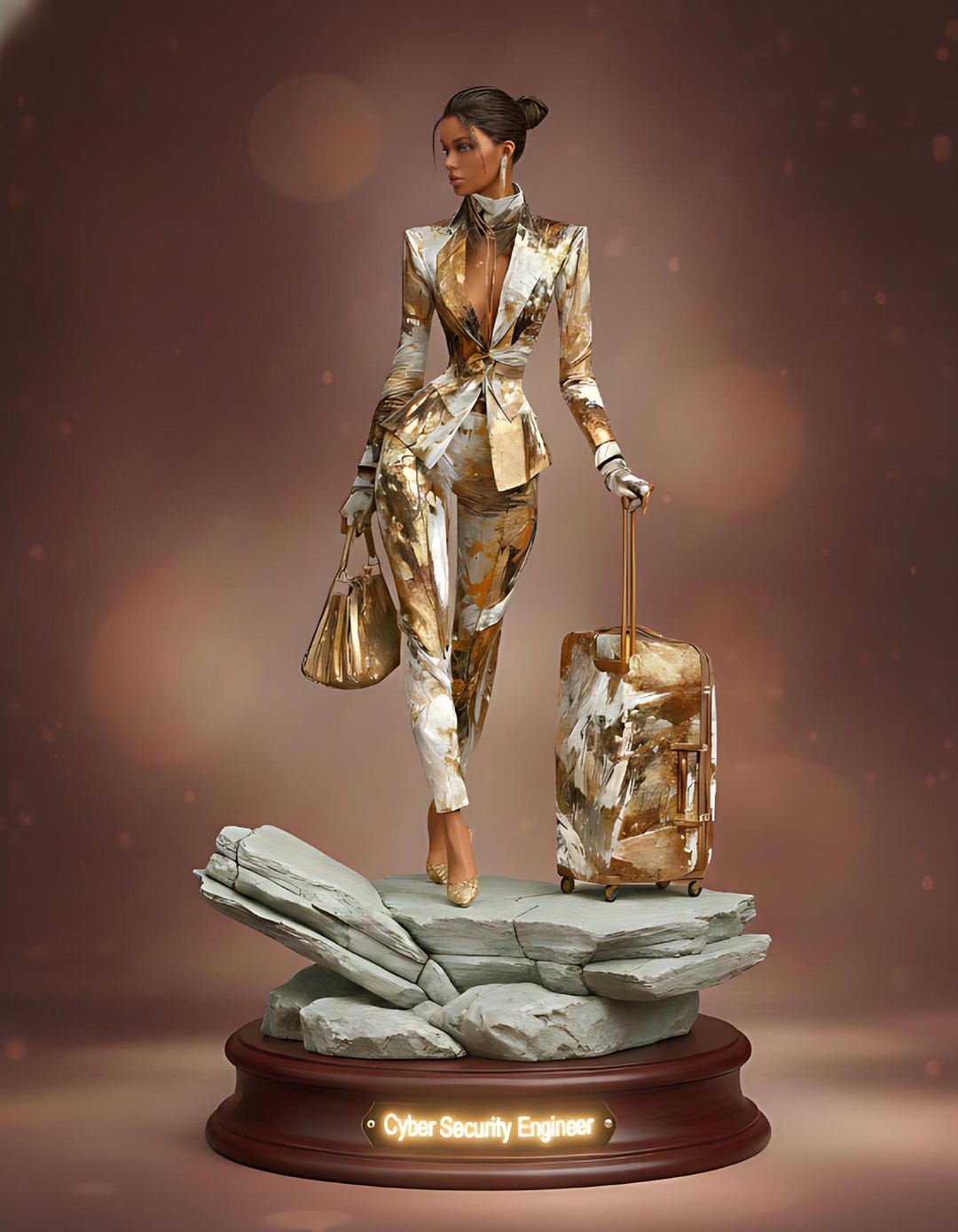 Your Likeness as A Figurine: Cyber Security Engineer - Big Tech Edition ...