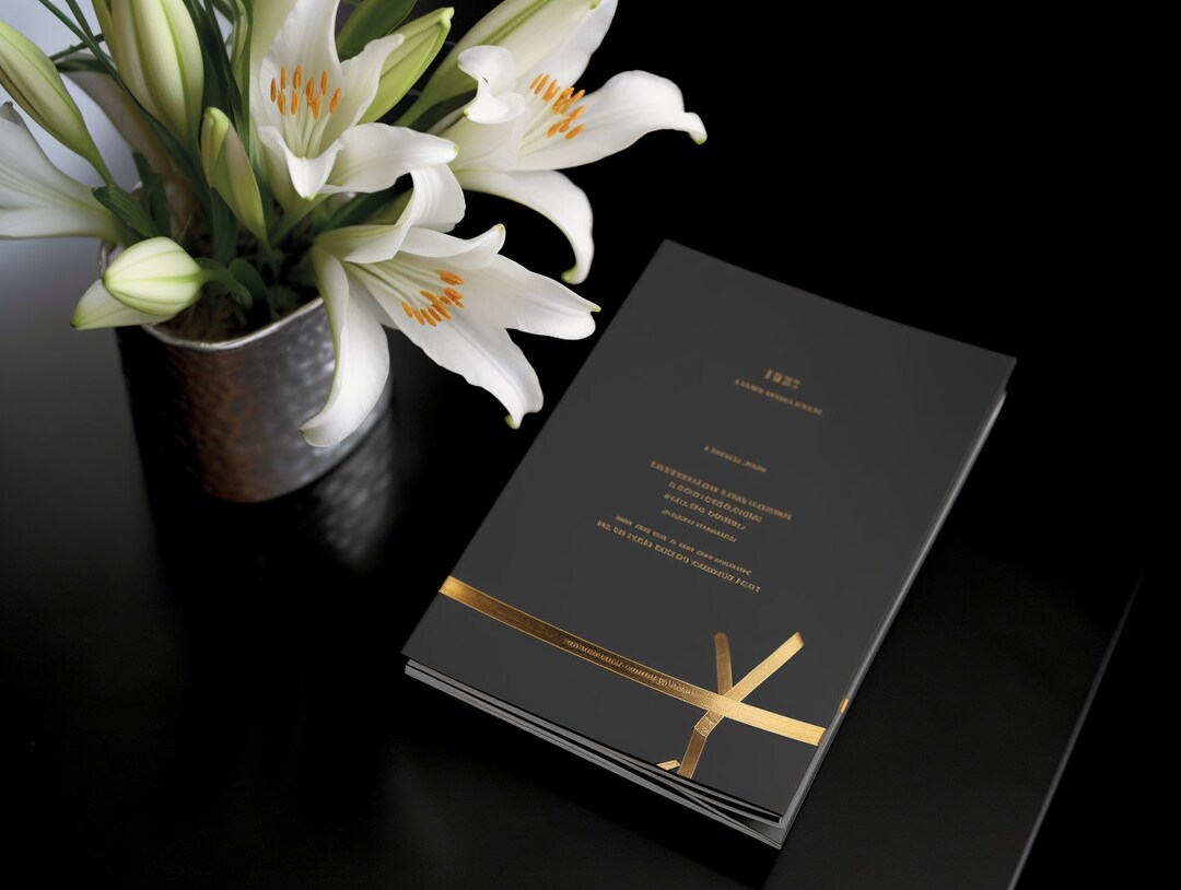 Funeral Program Template, Funeral Programs, Obituary Programs, Memorial ...