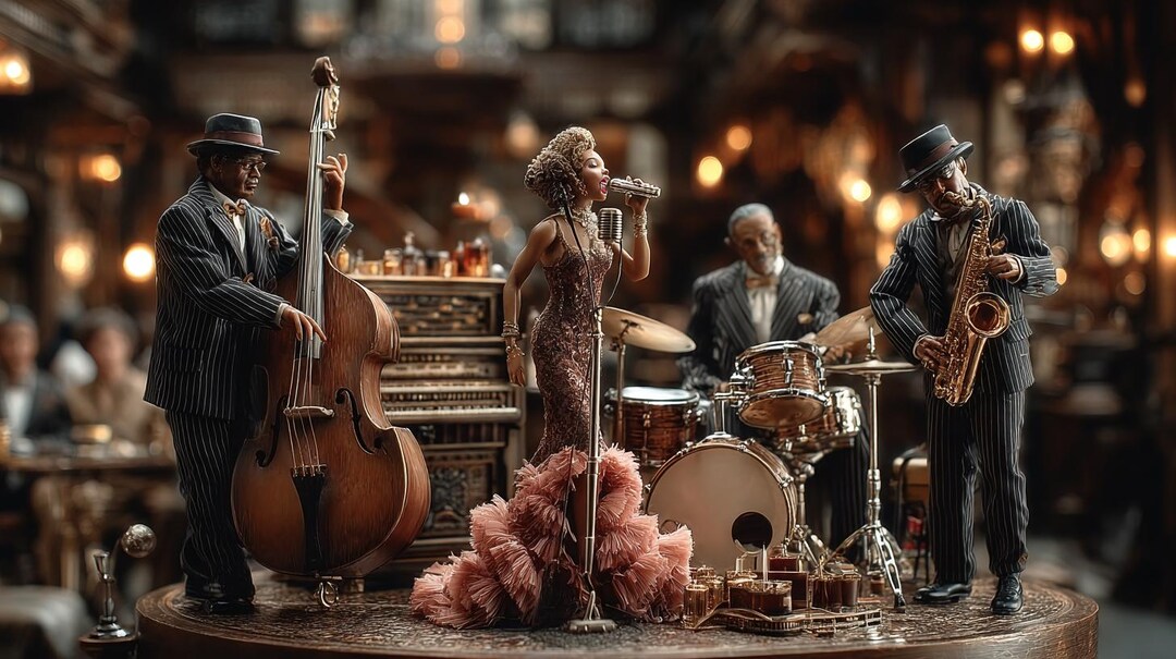 YOU! as an Action Figure - 1950s Jazz Band Action Figures |you as ...