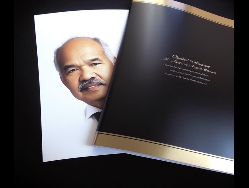 Funeral Program, Obituary,memorial,programs,keepsake,cremation,custom ...