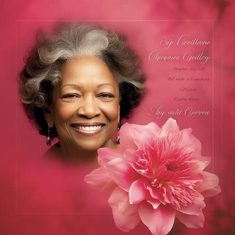 Funeral Program, Obituary, Memorial, Programs,keepsake, in Loving ...