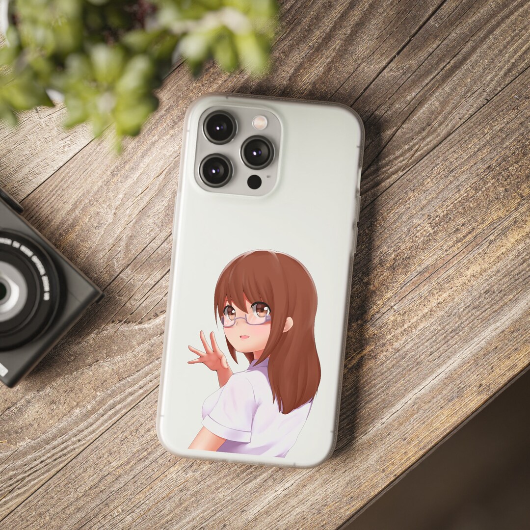 Pink Cute Girl Flexi Cases - Etsy