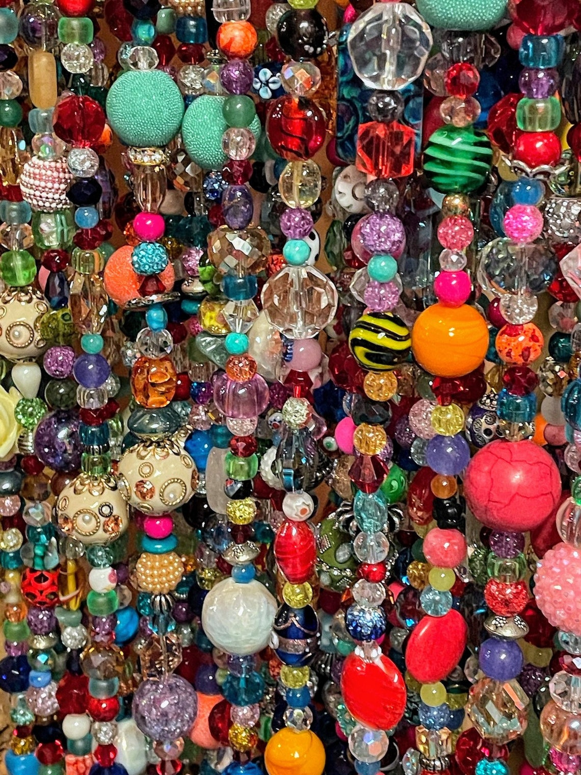 Multi Colored Boho Glass Bead Window Treatments: Creating a Bright and ...