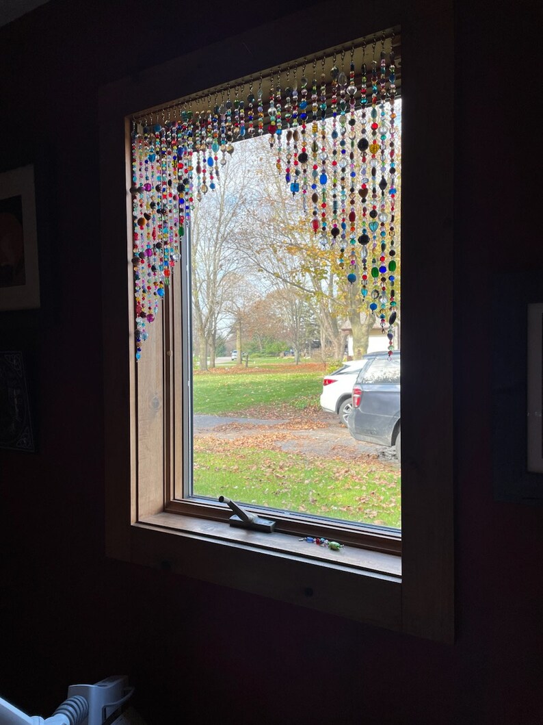 Multi Colored Boho Glass Bead Window Treatments: Creating a Bright and ...