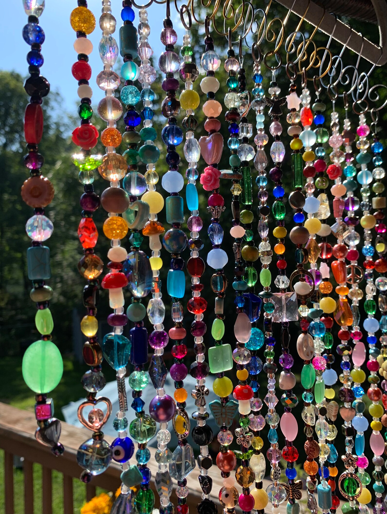 Beaded Curtain Strands Sun Catchers - Etsy