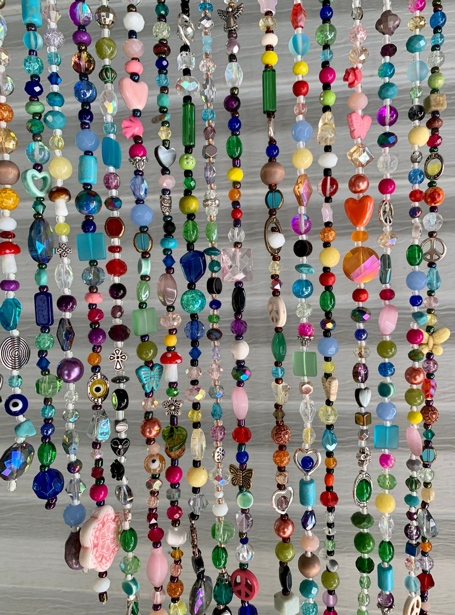 Beaded Curtain Strands Sun Catchers - Etsy