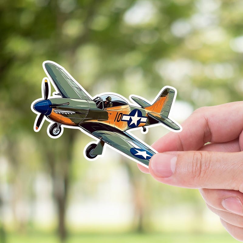 Vinyl Ww2 Airplane Stickers - Etsy
