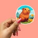 Capybara Decal Make a Statement With This Whimsical and - Etsy