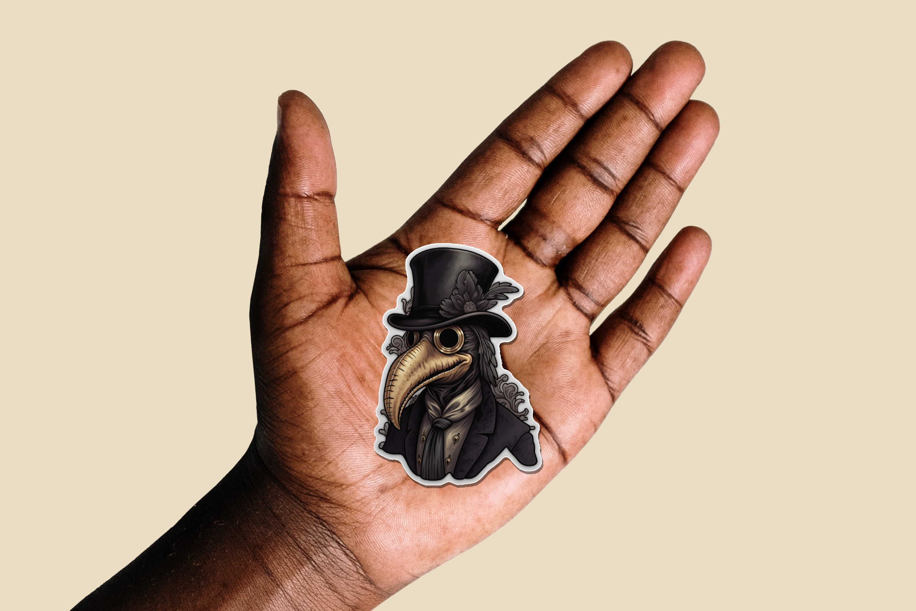 Plague Doctor Sticker, Steampunk, Occult, Pagan, Witchy, Halloween ...