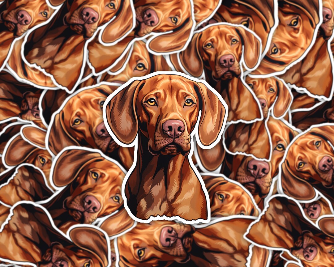 Vizsla Dog, Sticker, Vizsla Decal, Dog Mom Dad Stickers, Pet Lover Gift ...