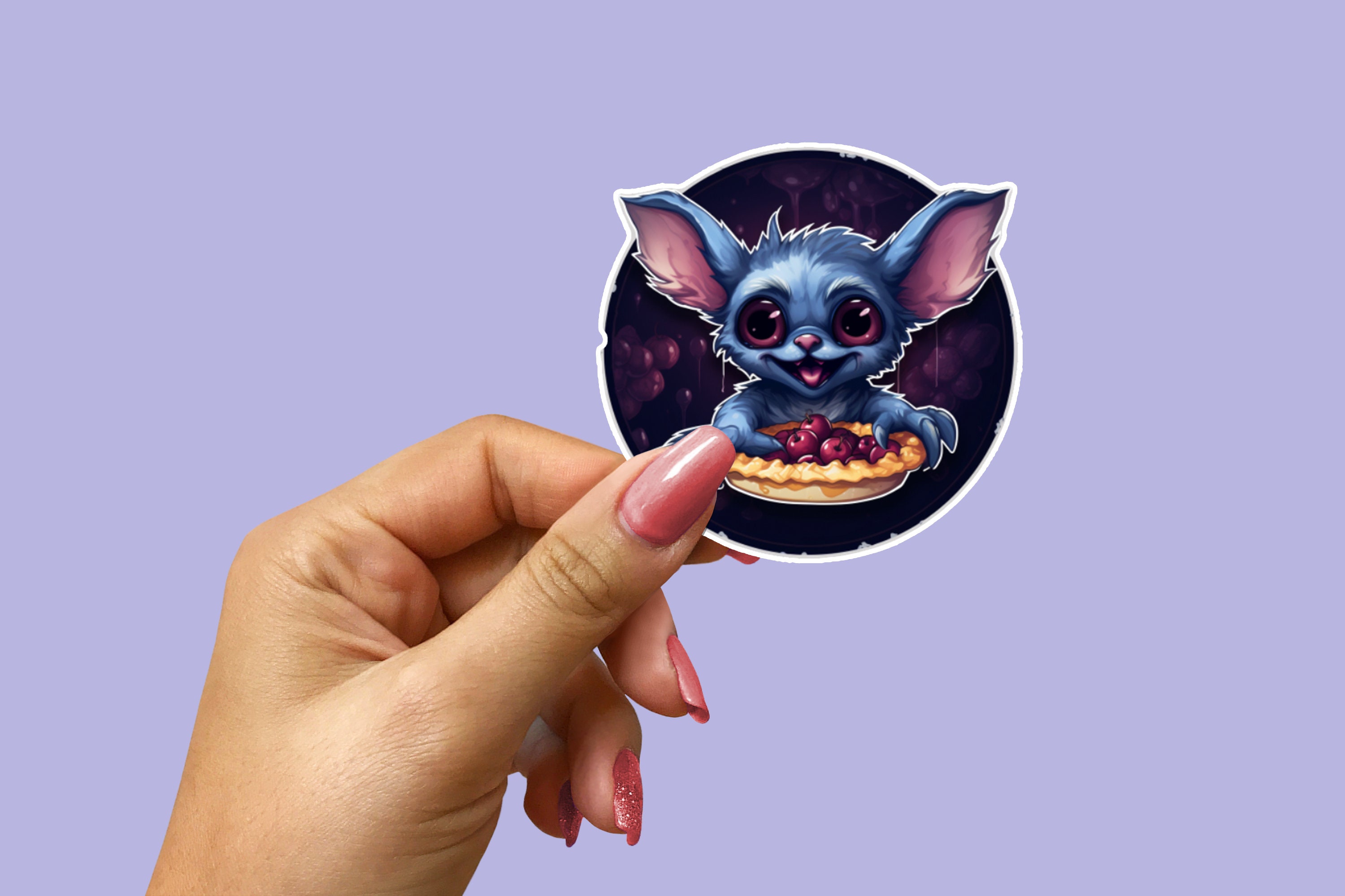 Chupacabra Sticker Blueberry Pie Sticker Baby Chupacabra - Etsy