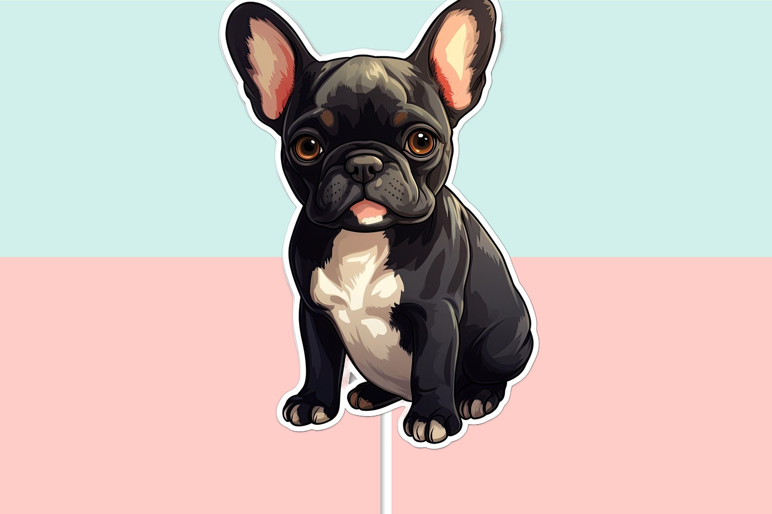 Frenchie Sticker Adorable French Bulldog Decal for Dog Lovers Perfect ...