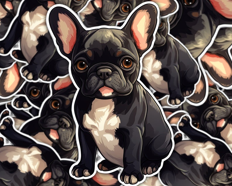 Frenchie Sticker Adorable French Bulldog Decal for Dog Lovers Perfect ...