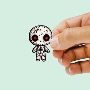 Magical Voodoo Doll Sticker - Bring a Touch of Mysticism to Your Crafts ...