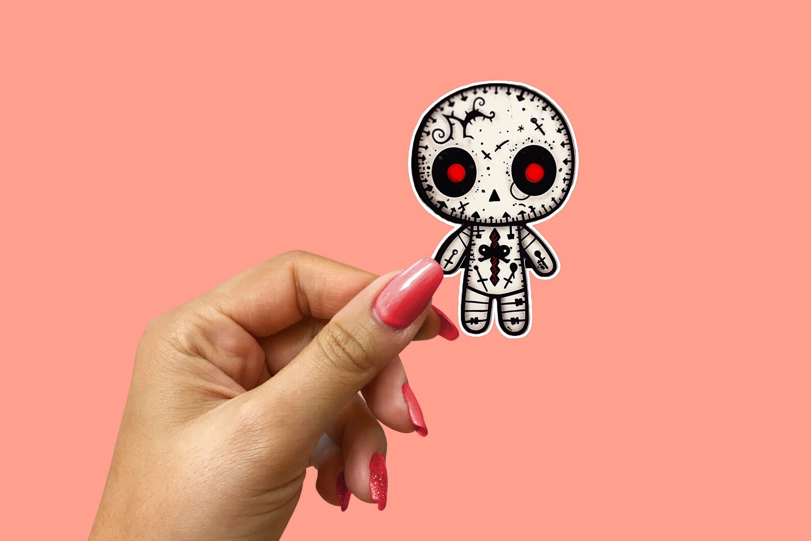 Magical Voodoo Doll Sticker Bring a Touch of Mysticism to - Etsy