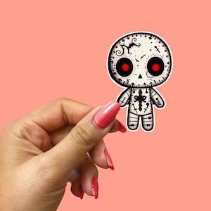 Magical Voodoo Doll Sticker - Bring a Touch of Mysticism to Your Crafts ...