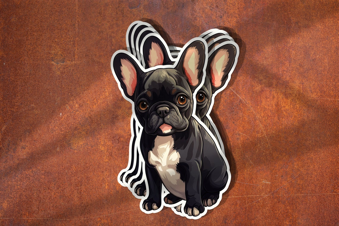 Frenchie Sticker Adorable French Bulldog Decal for Dog Lovers Perfect ...
