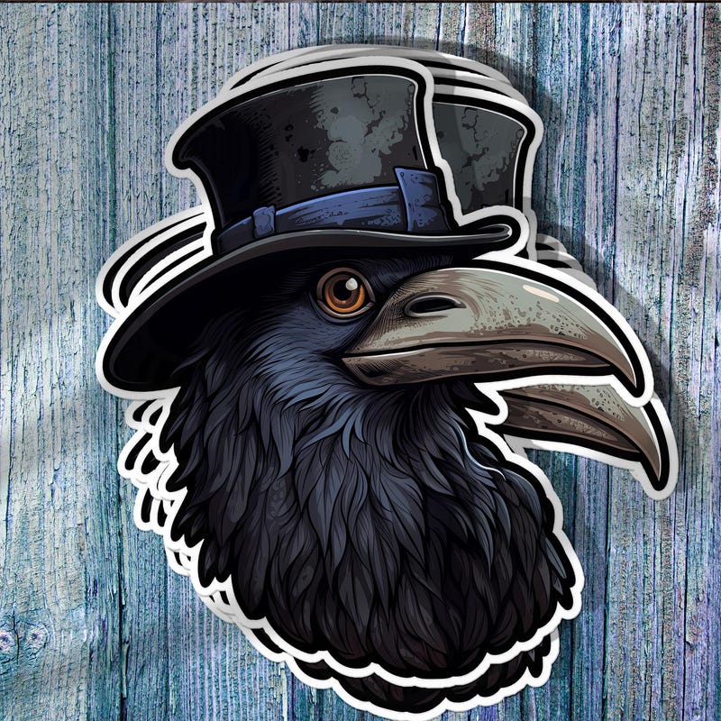 Nevermore Vinyl Stickers - Etsy
