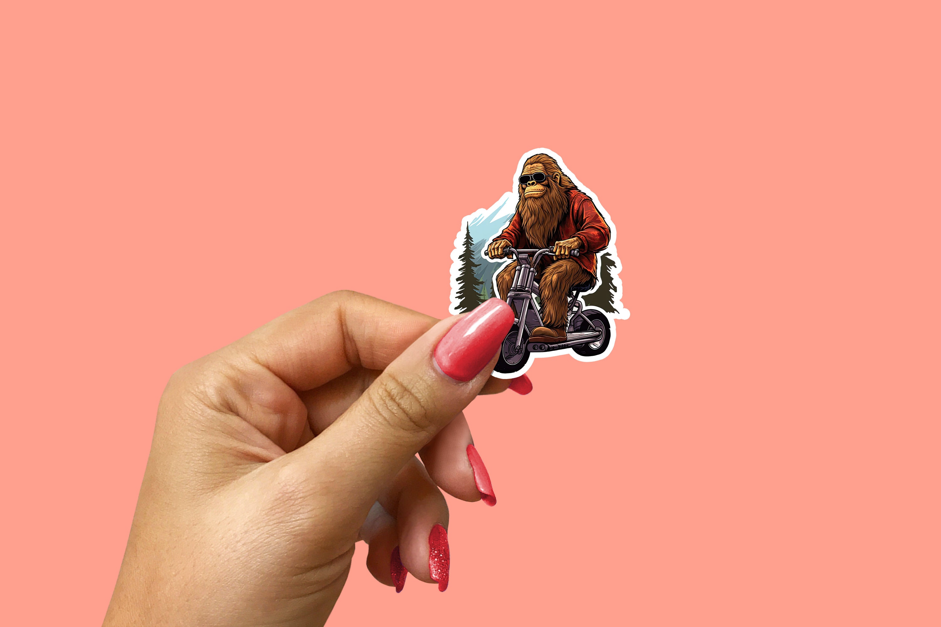 Bigfoot Sticker, Sasquatch Stickers, Scooter, Bigfoot Fun, Sasquatch ...