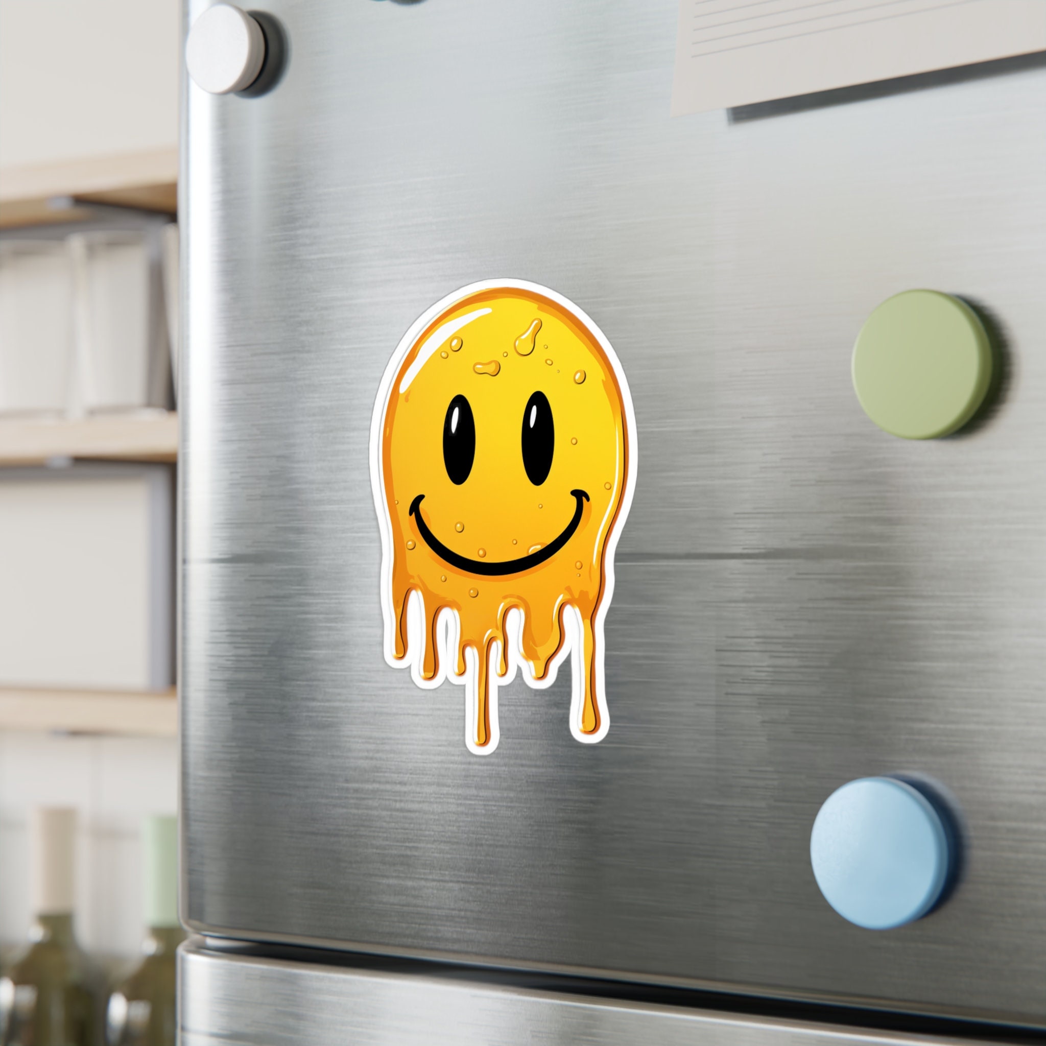 Smiley Face Sticker It's HOT Outside Sticker Smiley - Etsy