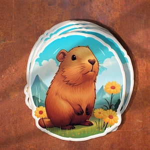 Capybara Decal - Make a Statement With This Whimsical and Charming ...