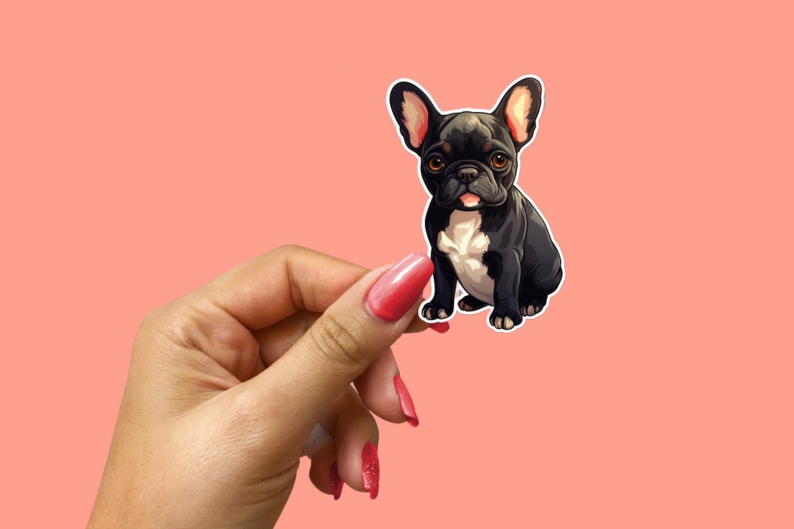 Frenchie Sticker Adorable French Bulldog Decal for Dog Lovers Perfect ...