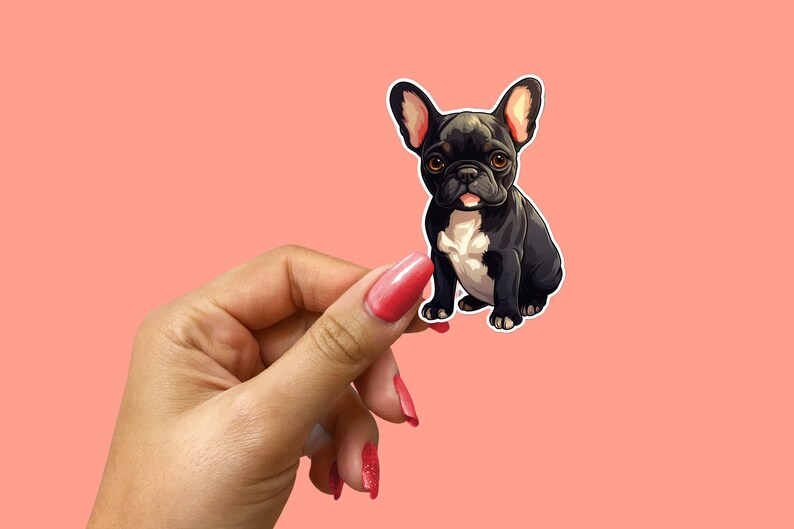 Frenchie Sticker Adorable French Bulldog Decal for Dog Lovers Perfect ...