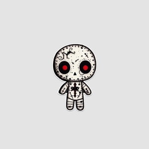 Magical Voodoo Doll Sticker - Bring a Touch of Mysticism to Your Crafts ...