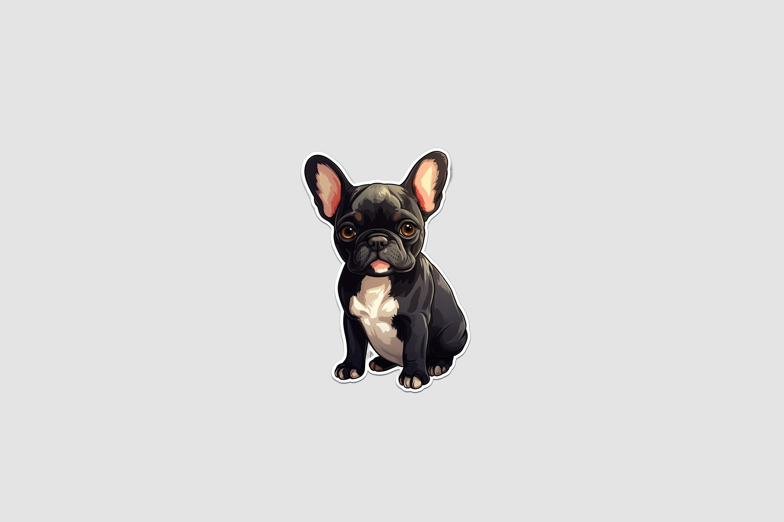 Frenchie Sticker Adorable French Bulldog Decal for Dog Lovers Perfect ...