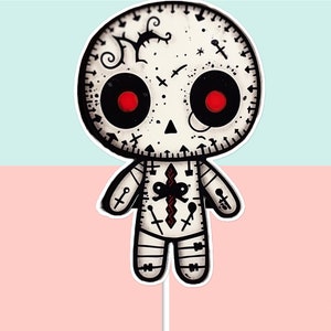 Magical Voodoo Doll Sticker - Bring a Touch of Mysticism to Your Crafts ...