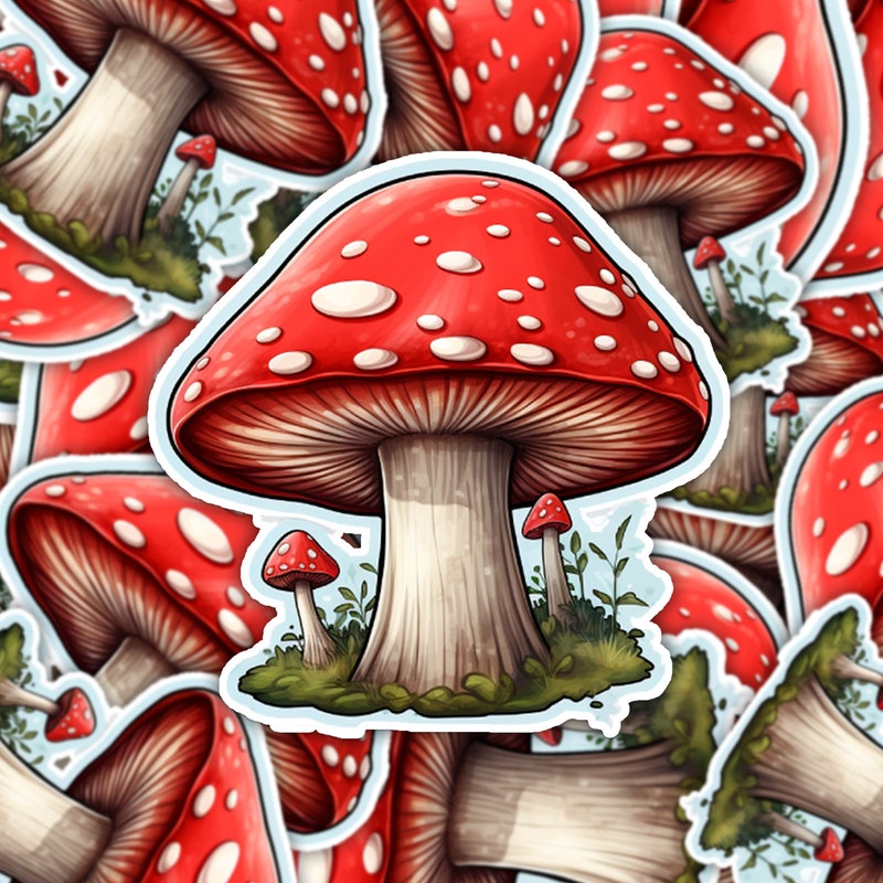 Red Mushroom - Etsy
