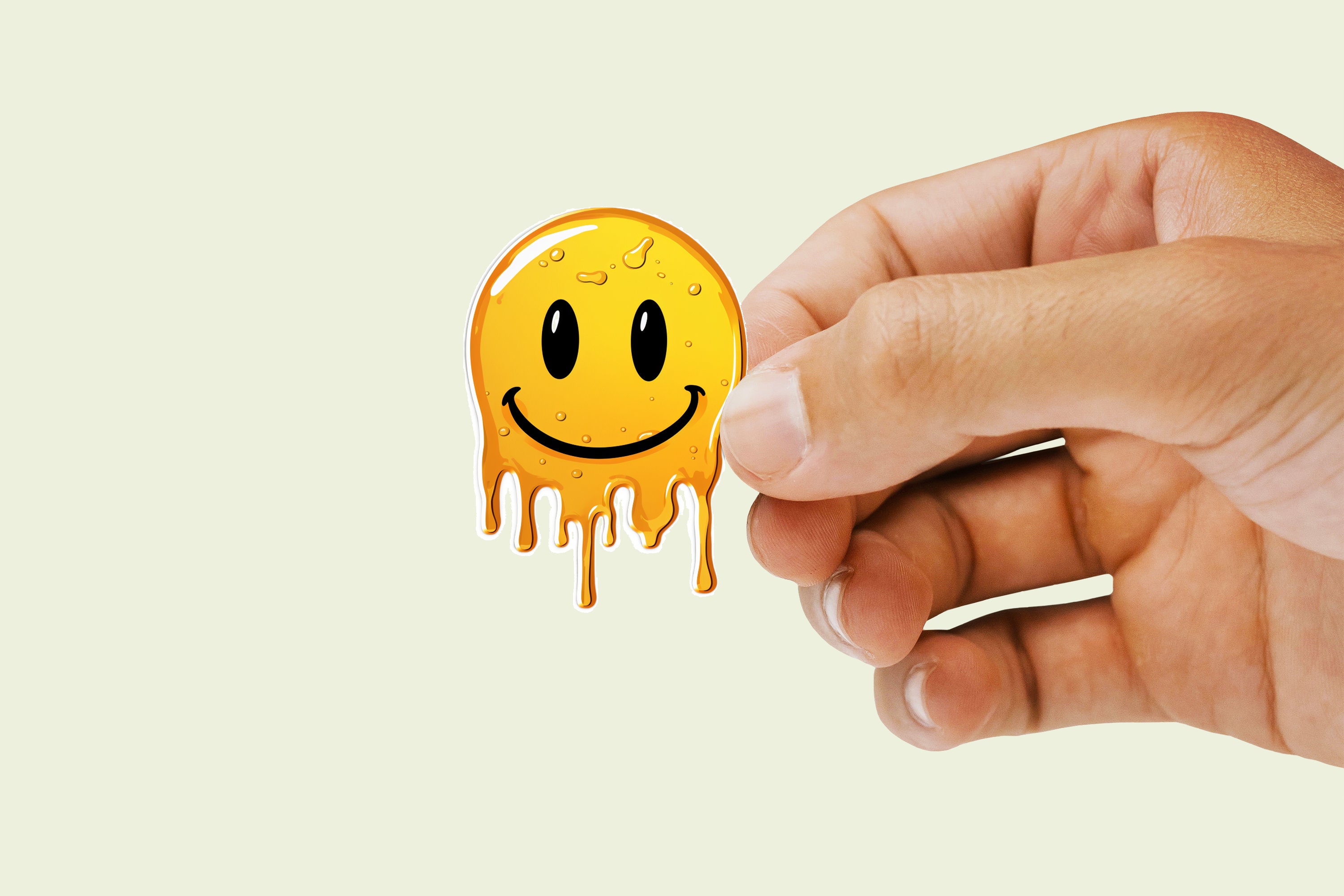 Smiley Face Sticker It's HOT Outside Sticker Smiley - Etsy