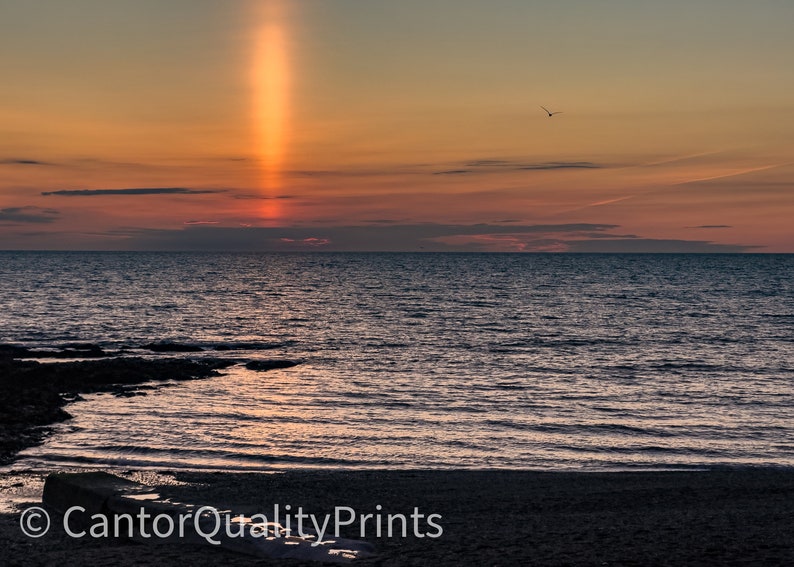 Instant Download Sun Pillar Sunset Digital Print, Digital Download ...