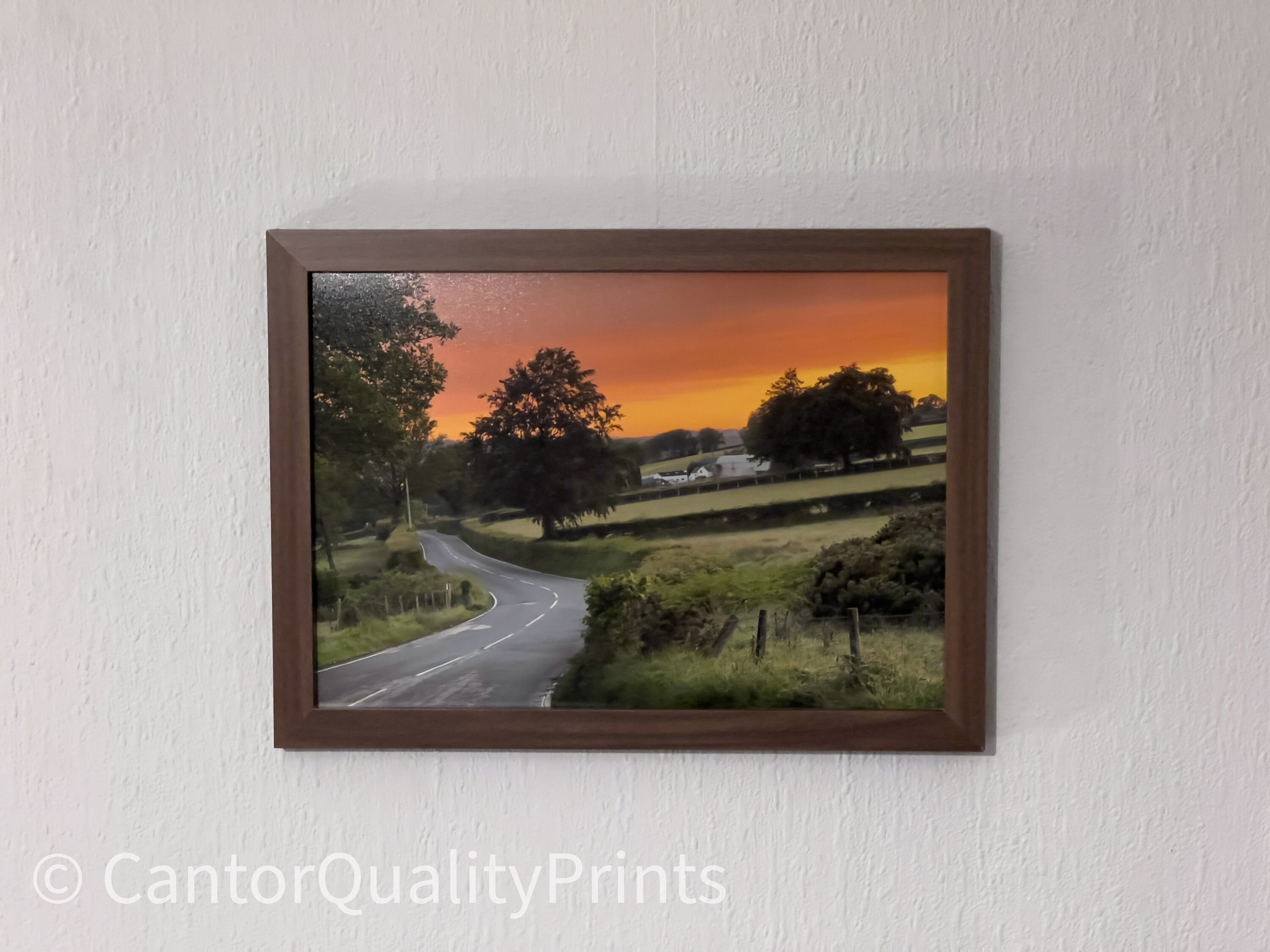 A4 Lustre Print Road to the Sunset (unframed) Home Decor - Etsy