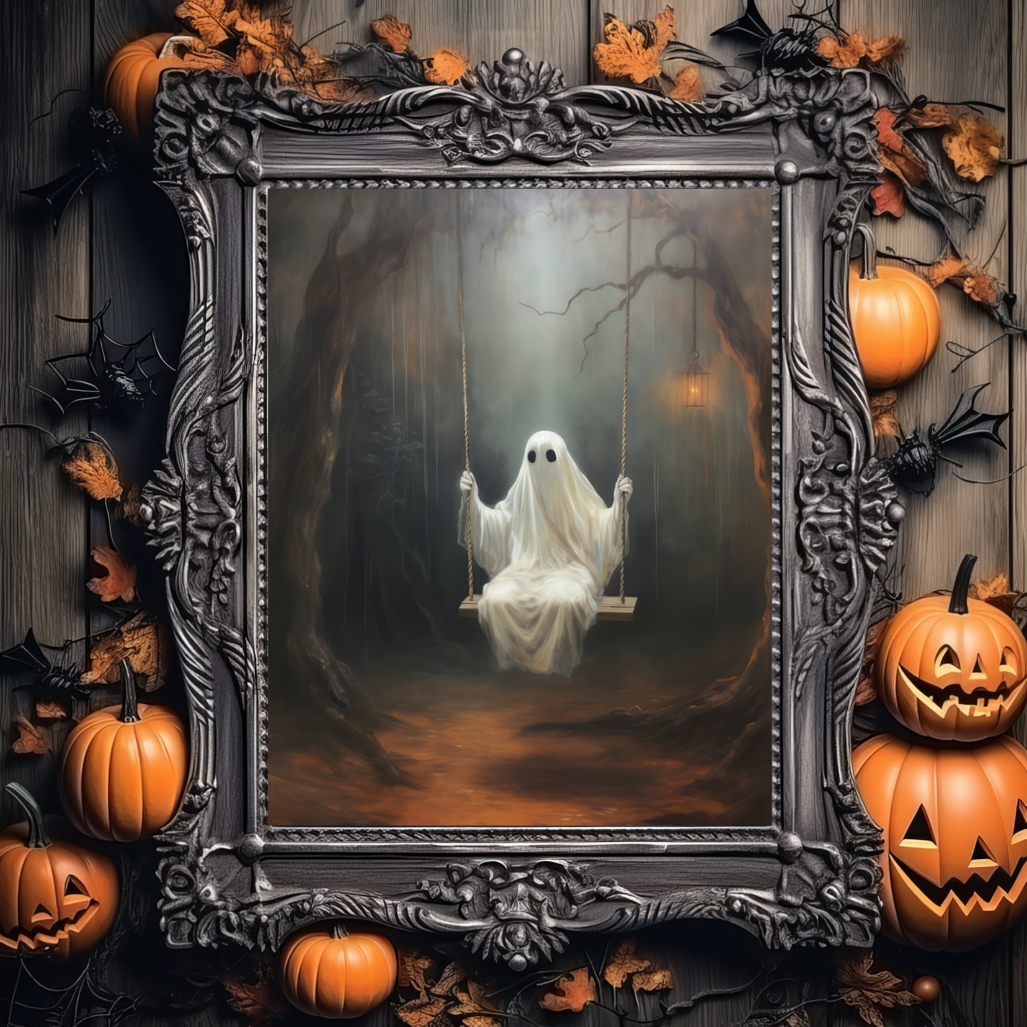 Ghost Swing in the Forest - Etsy