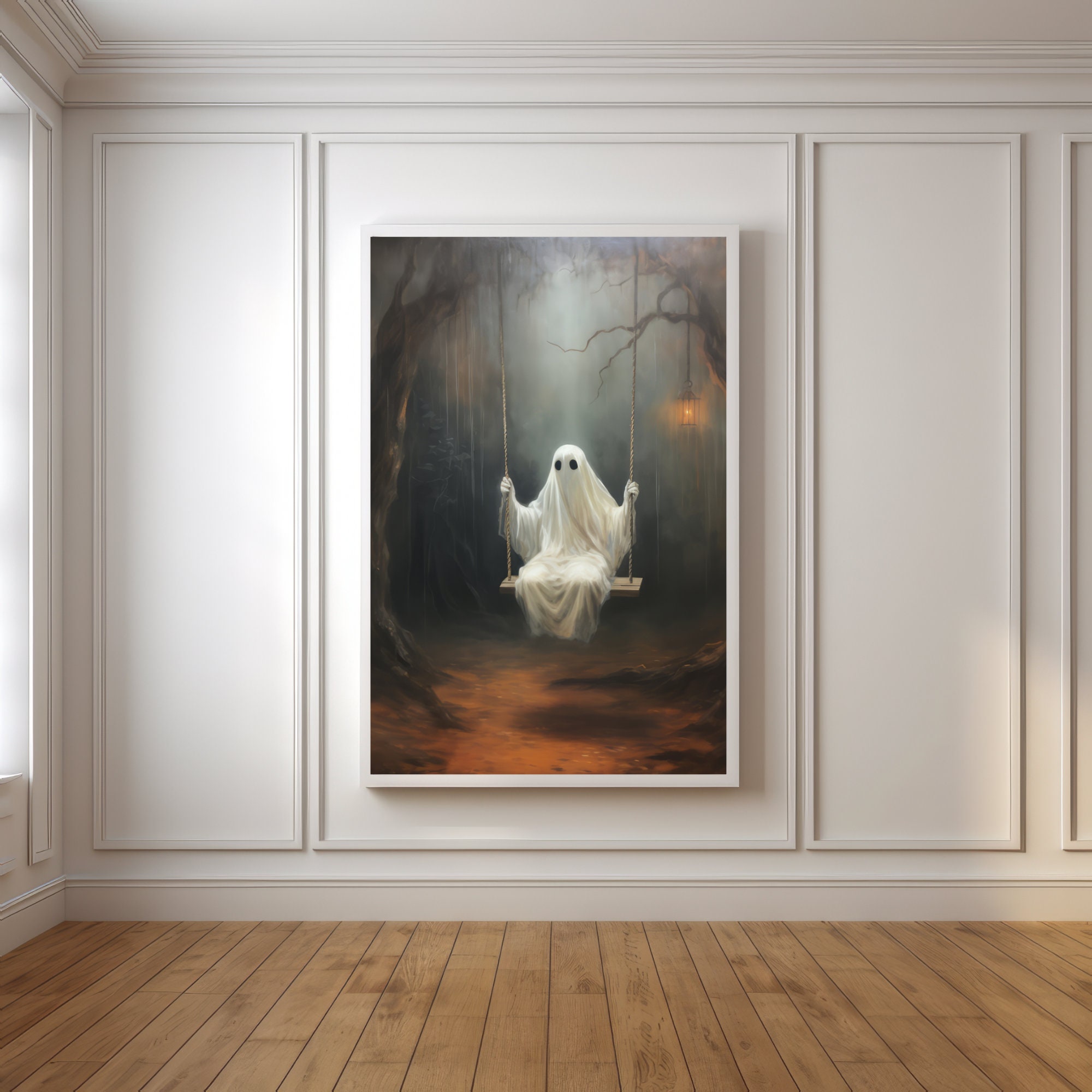 Ghost Swing in the Forest - Etsy